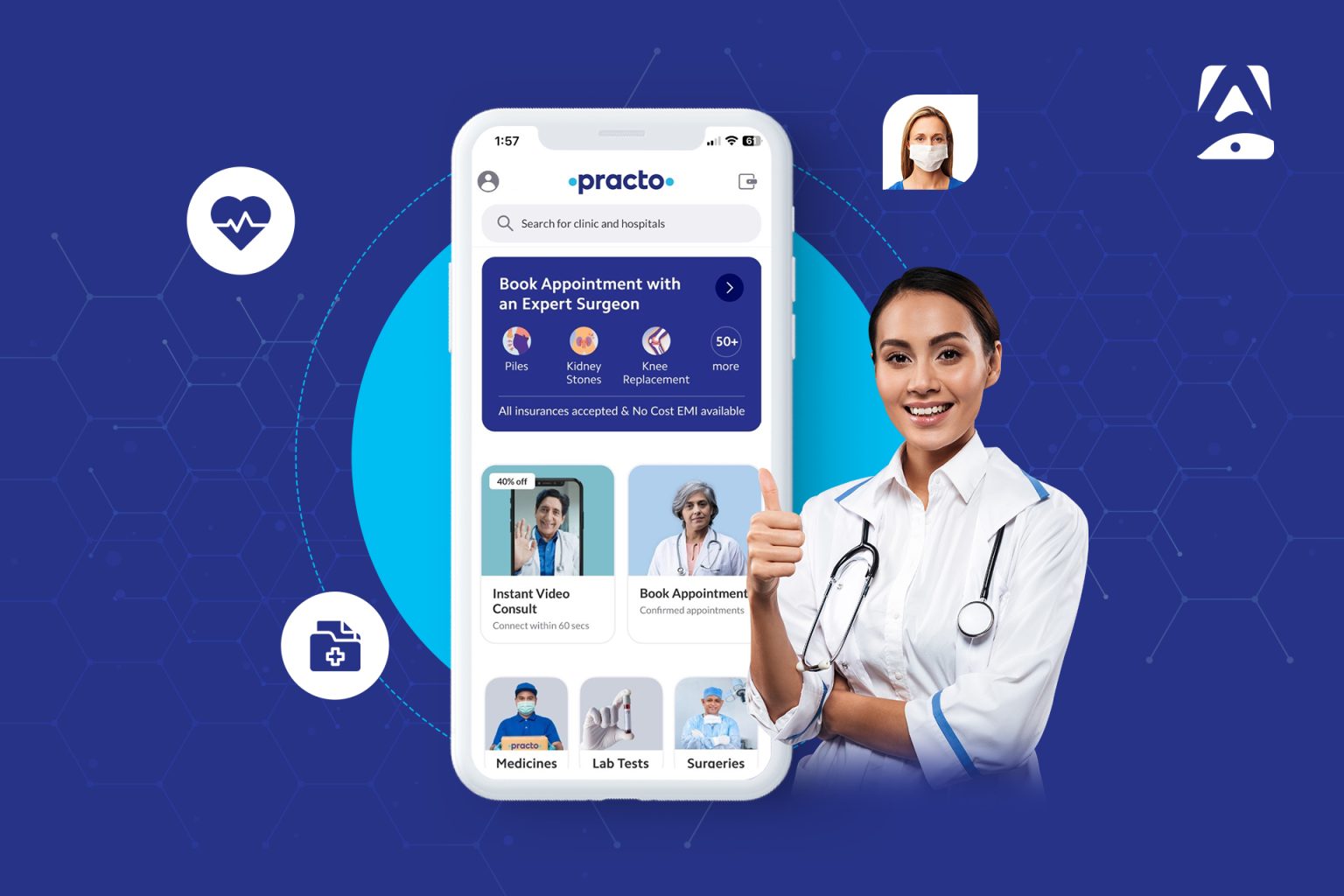Practo Clone App Development: How to Build a Doctor Consultation App
